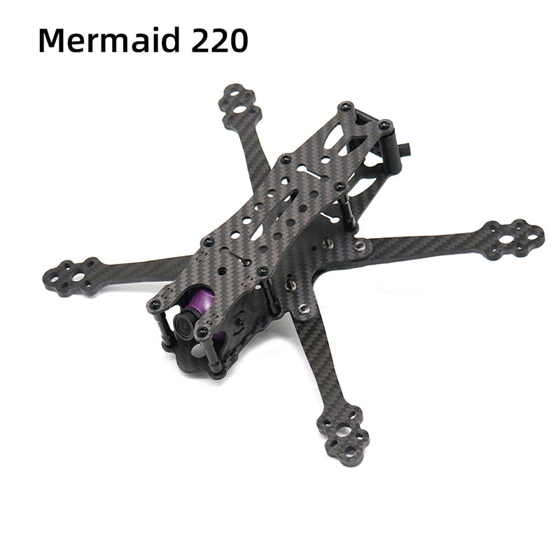 TCMMRC FPV Frame Kit Carbon Fiber Mermaid 220 220mm 5 Inch 5mm Arm With ...