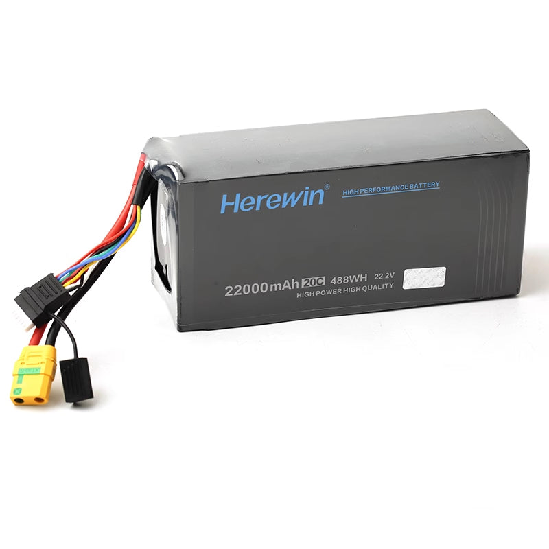 Herewin 6S 22.2V 22000mAh LiPo Battery for UAVs & RC Drones ...